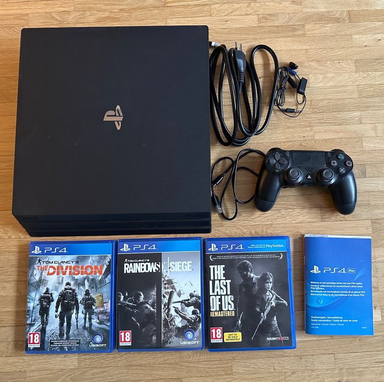 Sony Playstation 4 Pro Console 1TB Jet Black (PS4) (Gebraucht) in für ...