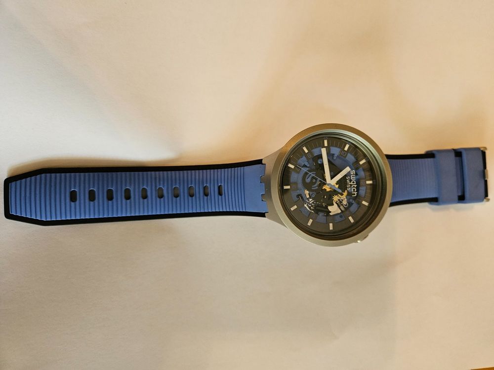 SWATCH AZURE BLUE DAZE BIG BOLD IRONY (Gebraucht) in Vesenaz für CHF 61 ...