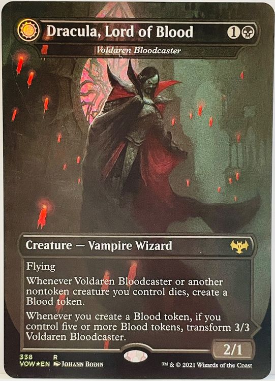 MTG - Dracula, Lord of Blood / Dracula, Lord of Bats (FOIL) (Neu ...