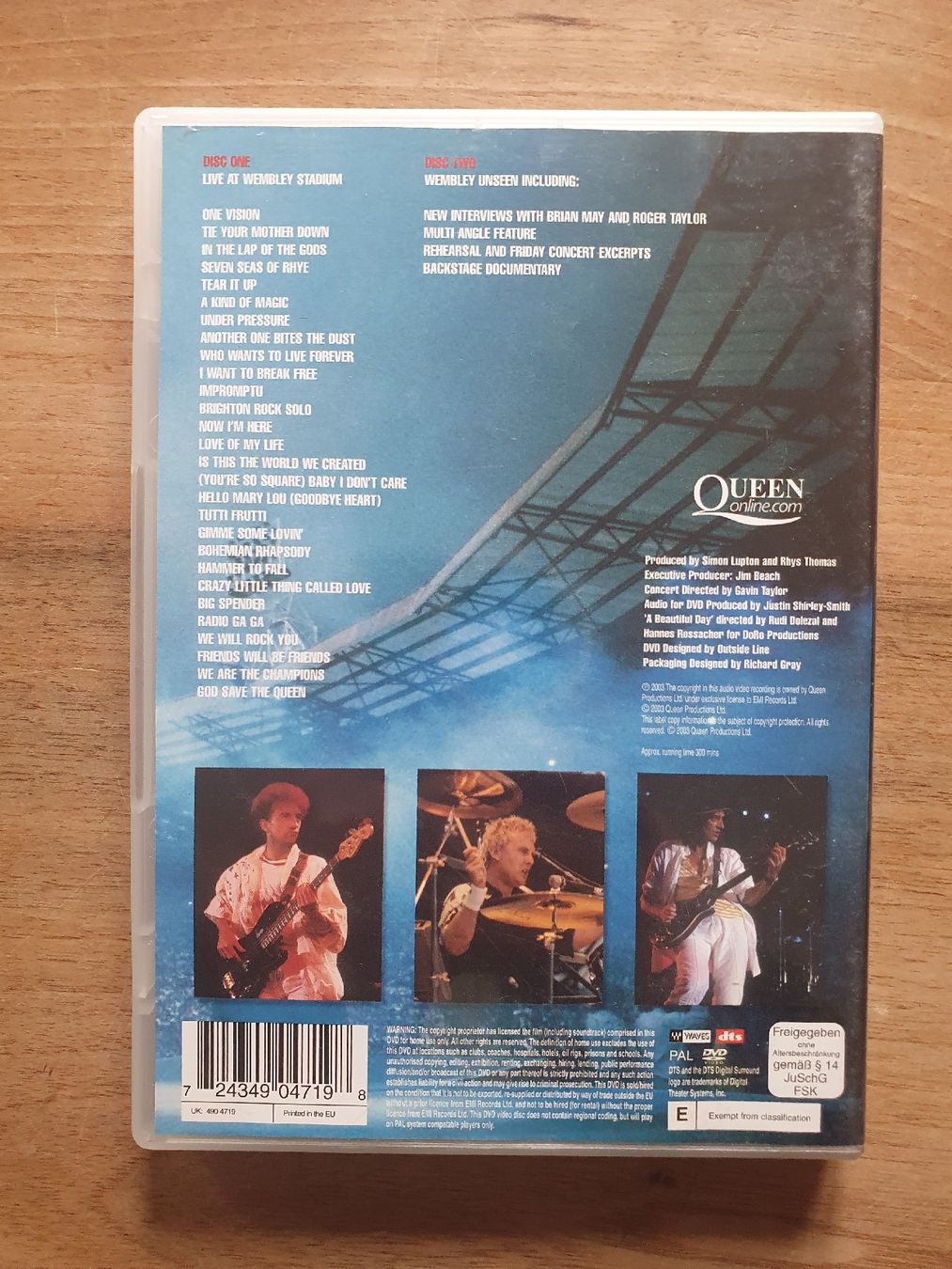 Queen Live at Wembley Stadium DVD - Konzert Klassiker (Gebraucht) in ...