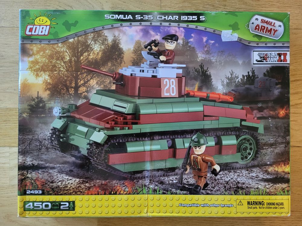 COBI 2493 Somua S-35 (Char 1935 S) Orginalverpackt | Kaufen auf Ricardo
