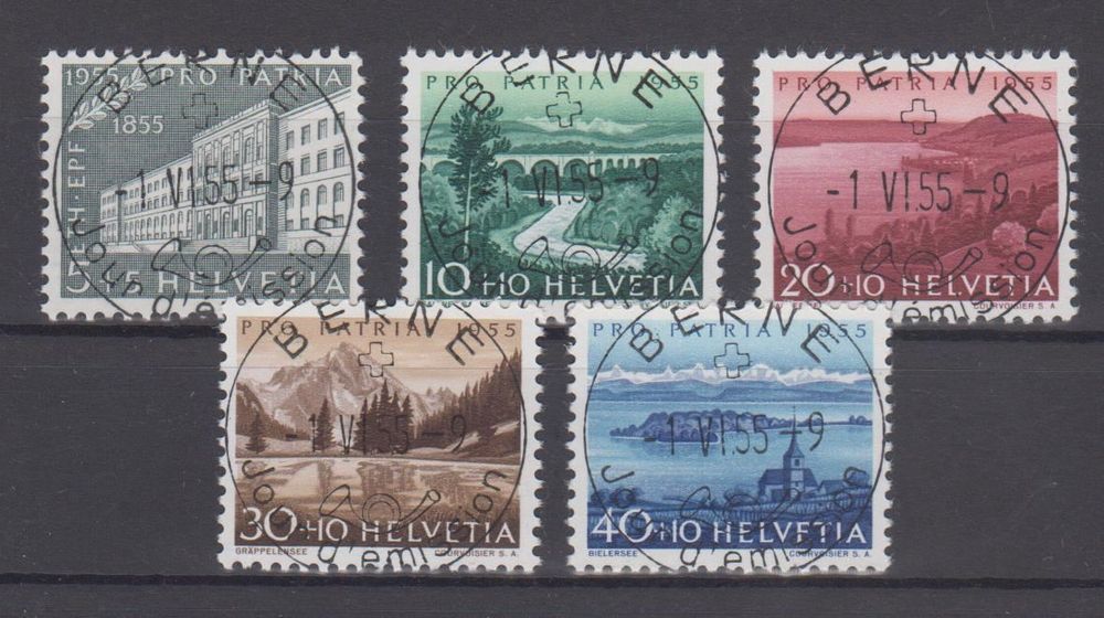 Pro Patria 1955 oblit. centrale PJ FR | Kaufen auf Ricardo