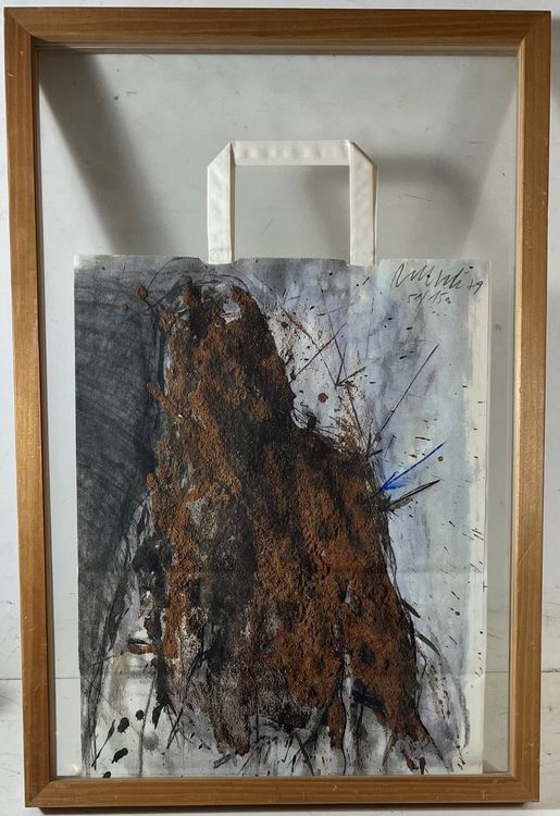 Rolf Iseli (1934) Künstler Tragtasche, Handsigniert (Gebraucht) in Root ...