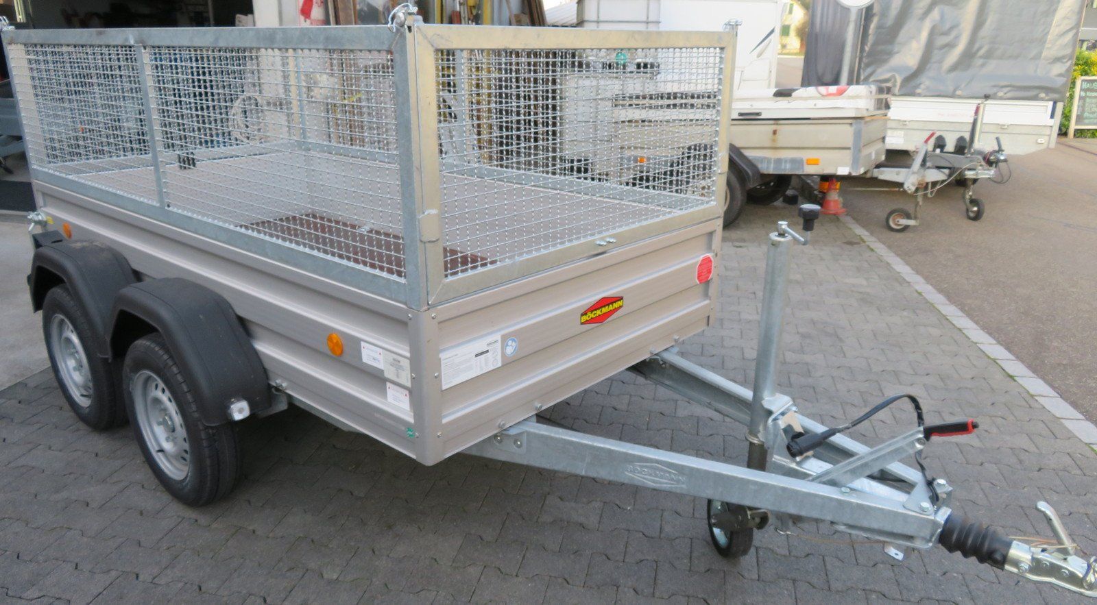 Sachentransportanhänger Böckmann AT1 2.0t mit Gitter ab MFK (Gebraucht ...