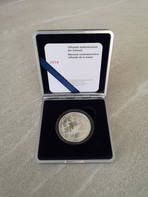 Patrouille Suisse, 20 Fr. Sonder-Münze 2014, Silber (Neu (gemäss Beschreibung)) in Kaiseraugst ...