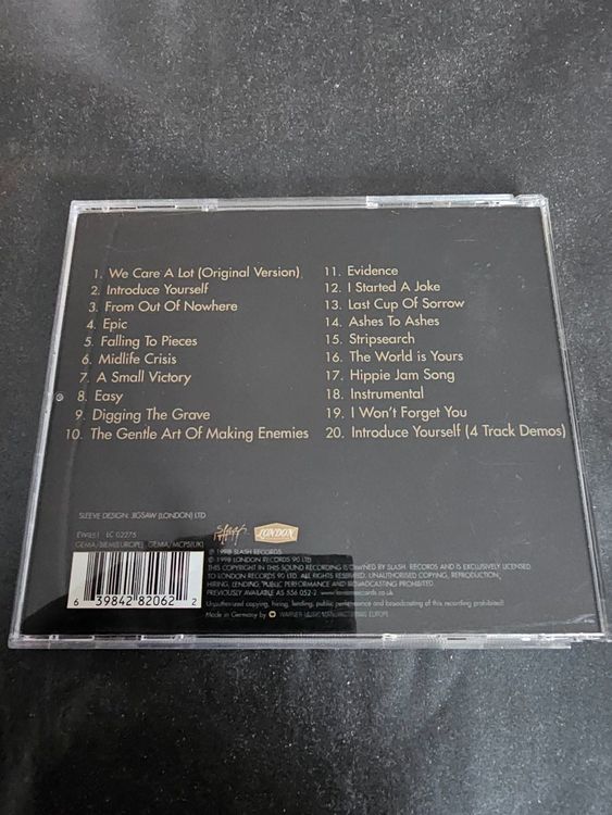 CD - Faith No More – Who Cares A Lot? The Greatest Hits (Gebraucht) in ...