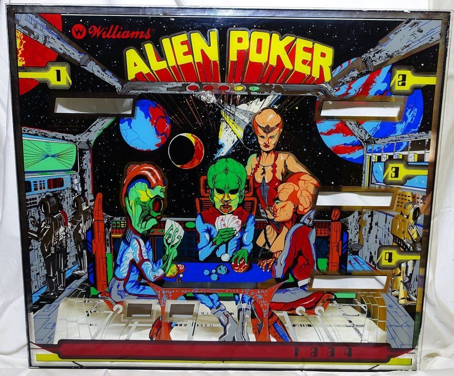 Flipperscheibe ALIEN POKER (Gebraucht) in Esslingen für CHF 49 – mit ...
