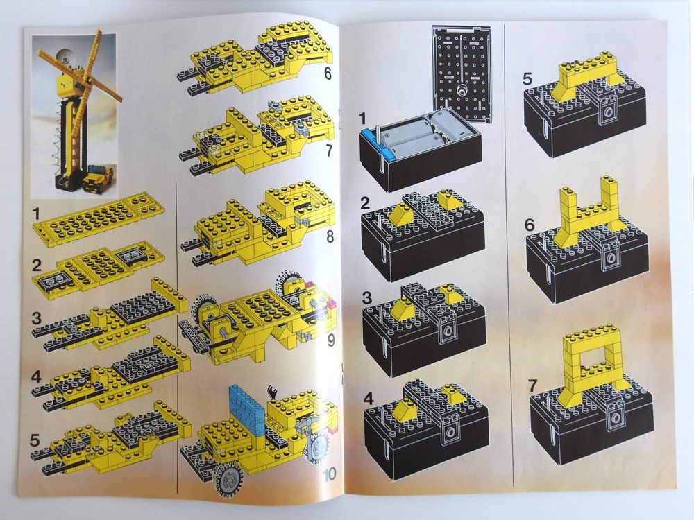 Lego 744 Universal Building Set mit Motor + Bauanleitung (Gebraucht) in ...