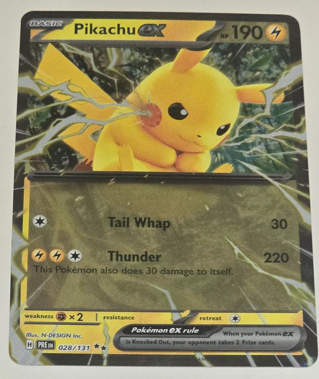 🇬🇧 Pokemom Prismatic Evolutions 》Pikachu ex | Acheter sur Ricardo