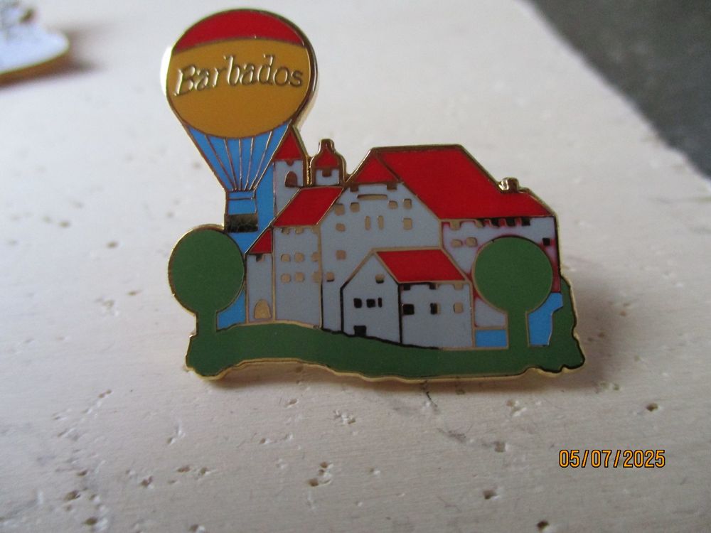 Ballon Heissluftballon Barbados Pin Limitiert (Neuf (Voir description ...