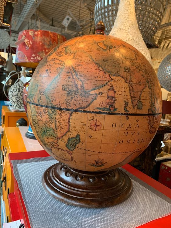 Weltkugel Globus Getränkebar auf Holzständer | LIQUIDATION | Kaufen auf ...