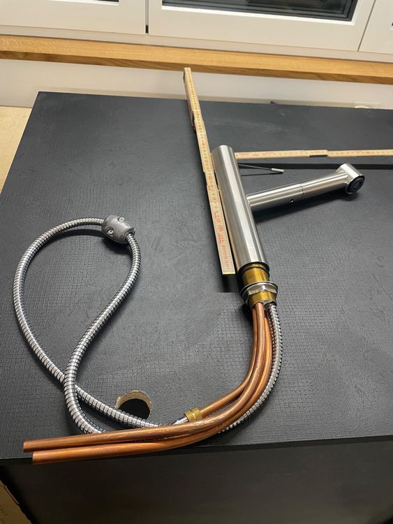 KWC ONO, Spühltischmischer, Schwenkauslauf und Auszugsbrause (Neu (gemäss Beschreibung)) in ...