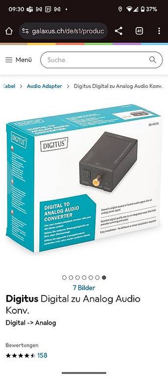 Digitus Digital zu Analog Audio Konv. | Kaufen auf Ricardo