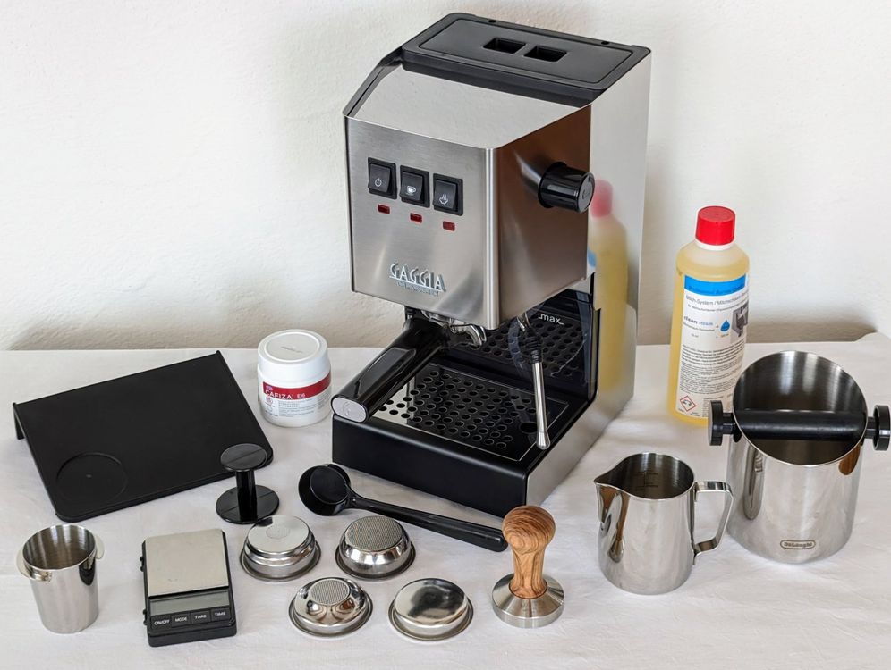 Gaggia New Classic mit viel Zubehör - Rundum-Sorglos-Paket (Gebraucht ...