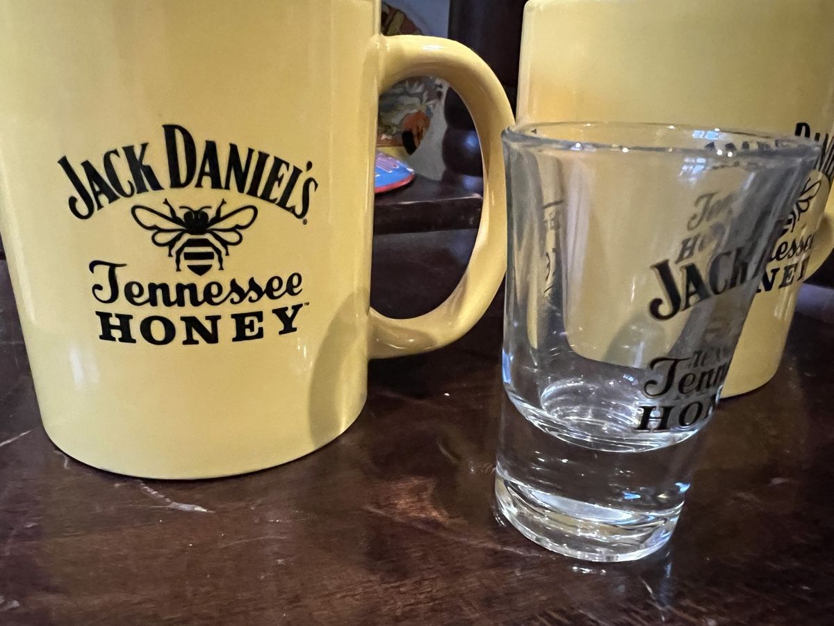 Jack Daniel's Honey Tasse & Shot Glas Set, neuwertig! (56) (Neu (gemäss ...