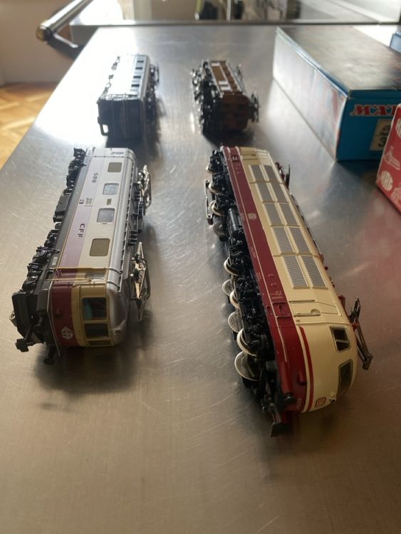4 HO analog Lokomotiven Märklin und eine Hag (Gebraucht) in Sursee für CHF 176 – mit Lieferung ...