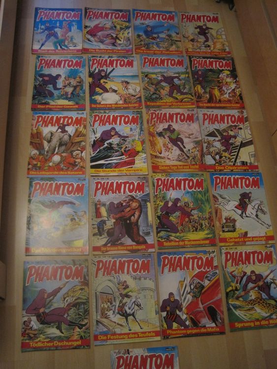 Phantom ab 1974 Comic Bände Bastei Kult grosses LOT (Neu (gemäss ...