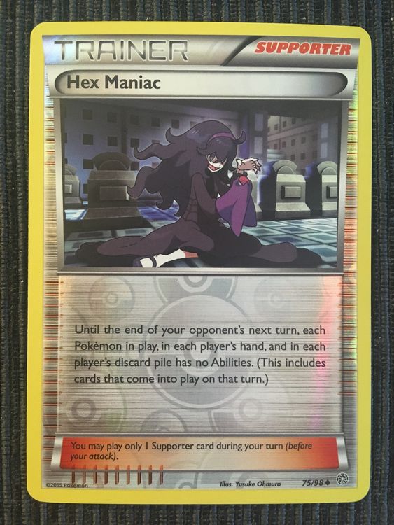 Pokemon Hex Maniac Reverse Holo XY Ancient Origins near Mint (Neu ...