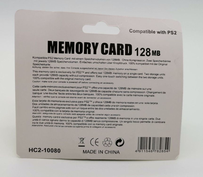 PS2 - Memory Card - 128MB | Kaufen auf Ricardo