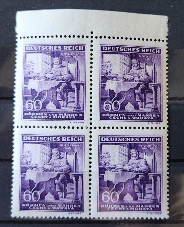 DR Böhmen und Mähren-Mi 128 Viererblock | Kaufen auf Ricardo