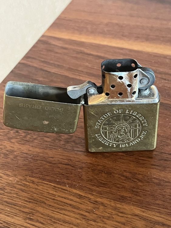 ZIPPO Lighter Model Solid Brass Statue Of Liberty | Kaufen auf Ricardo