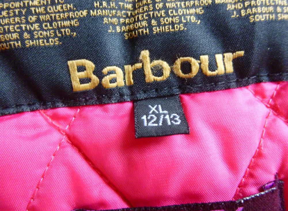 Reduz. Preis Barbour x Liberty Quilted Jacket Pink Girls XL (Gebraucht ...