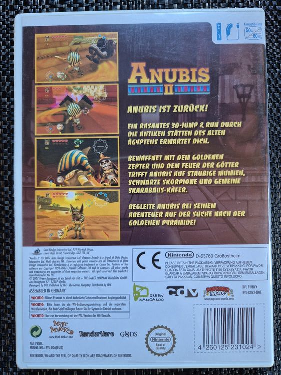 Anubis II für Nintendo Wii - Abenteuer im alten Ägypten! (Gebraucht) in ...