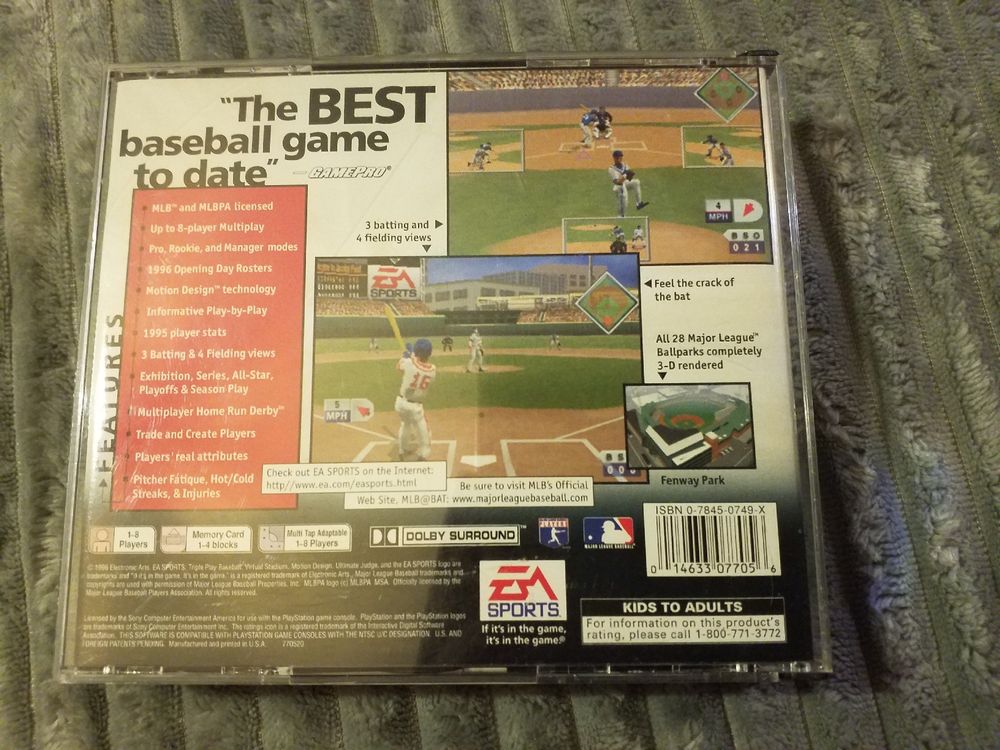 Triple Play 97 - Playstation PS1 - Top Zustand! Selten! US I (Gebraucht ...