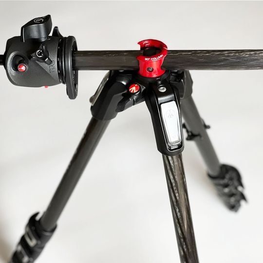 Manfrotto 190 Carbon Stativ QPL mit Manfrotto MH054M0-Q2 PRO (Gebraucht ...