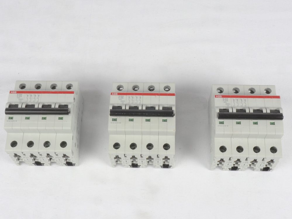 Magnetotérmico S204-C25 4P 25A Curva C 10kA