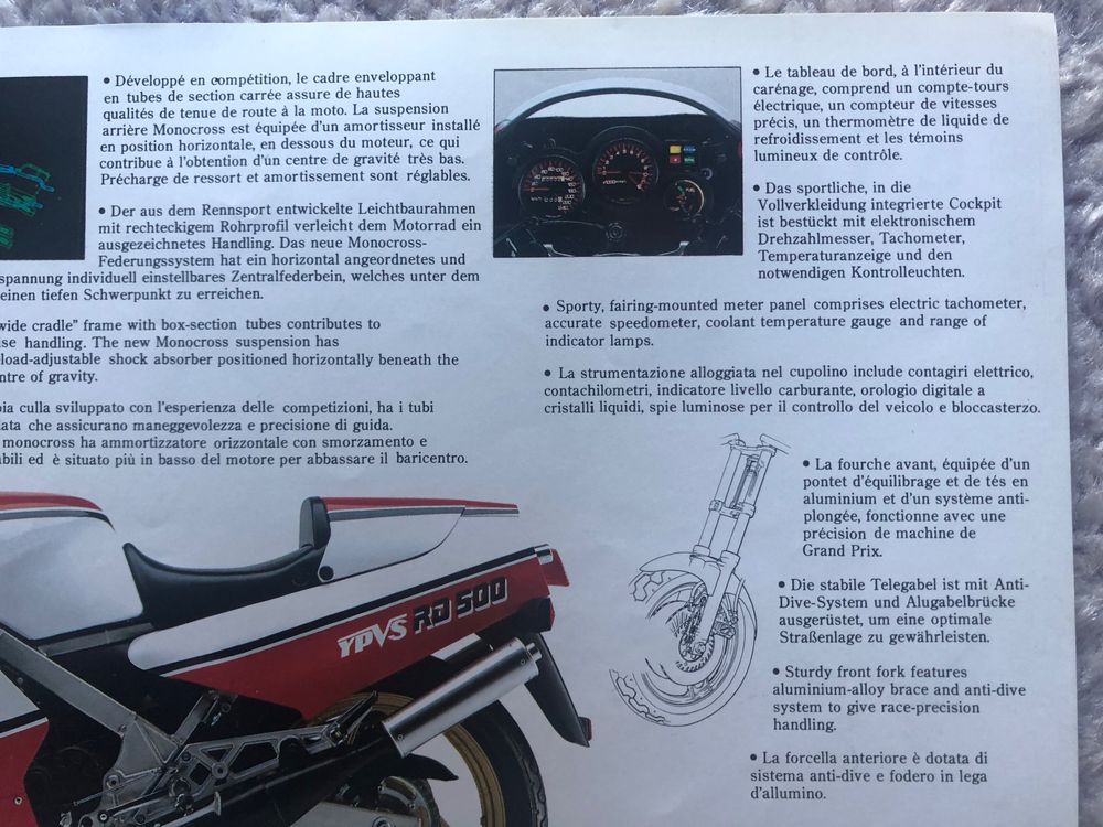 Yamaha RDLC 500 / RD500LC (Gebraucht) in Morrens VD für CHF 39 – mit ...