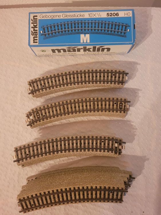 Märklin HO M Gleis gebogen 5206 und div. (Neu (gemäss Beschreibung)) in ...