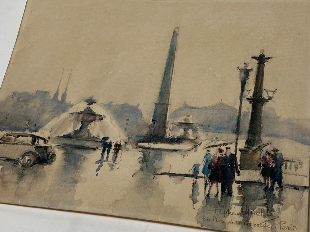 Strassenszene Paris Aquarell unleserlich signiert (Gebraucht) in Root für CHF 67 – mit Lieferung ...