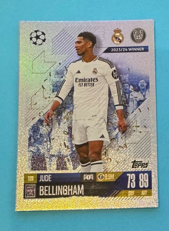 Topps Match Attax 2024/25 - JUDE BELLINGHAM REAL MADRID 129 (Gebraucht ...