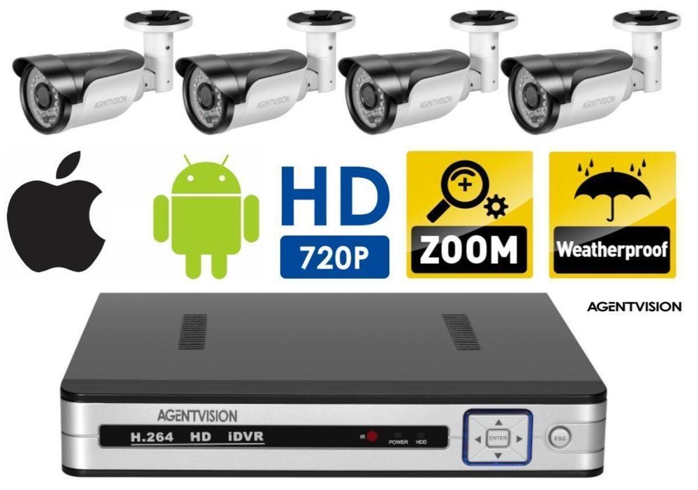 4x 720p HD Kamera AGENTVISION PRO Series | Kaufen auf Ricardo