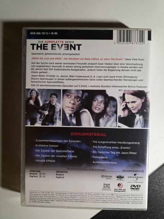 DVD Box - The Event - Die komplette Serie (Gebraucht) in Walterswil BE ...