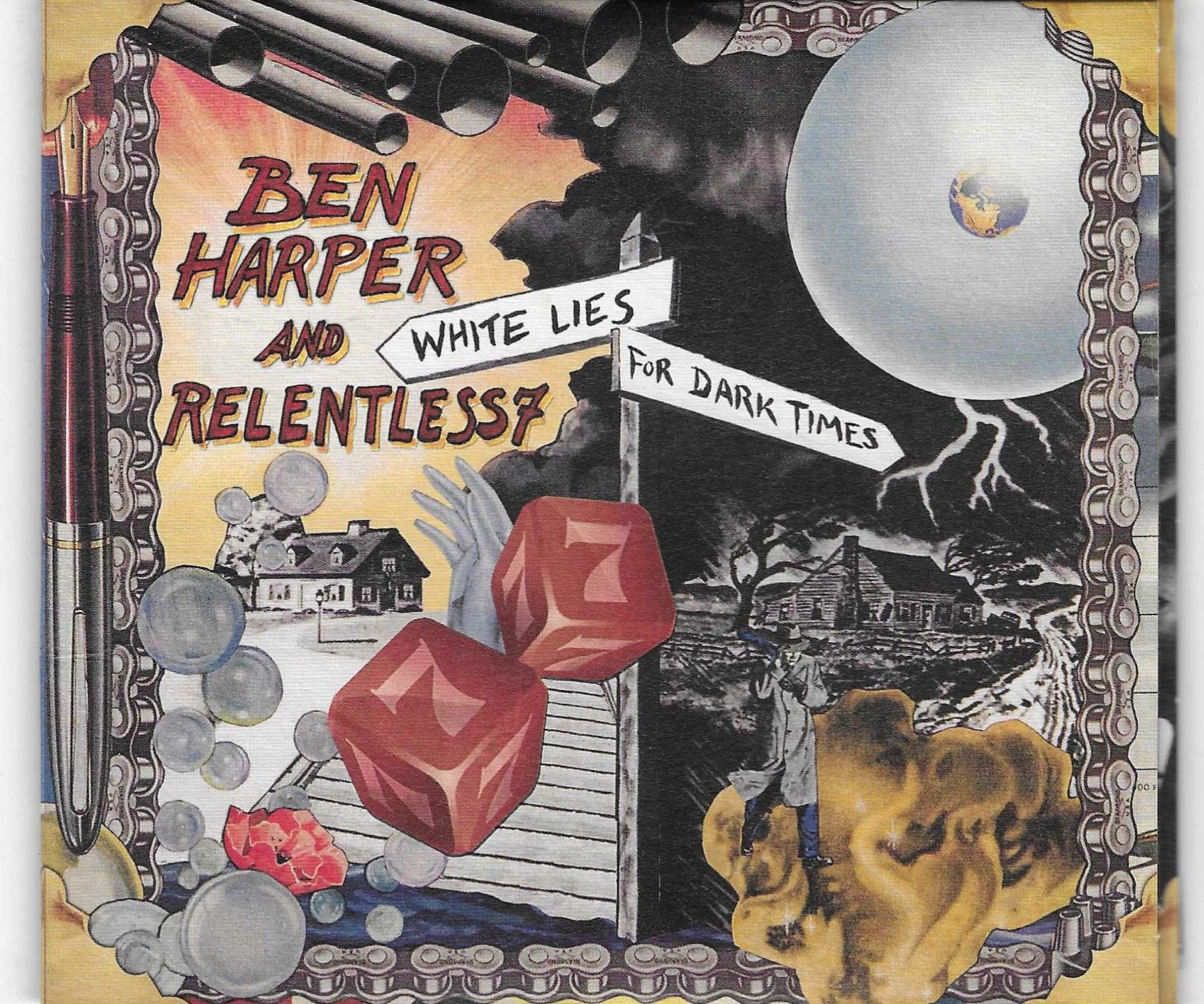 BEN HARPER AND RELENTLESS7 - WHITE LIES FOR DARK TIMES (D'occasion) à ...