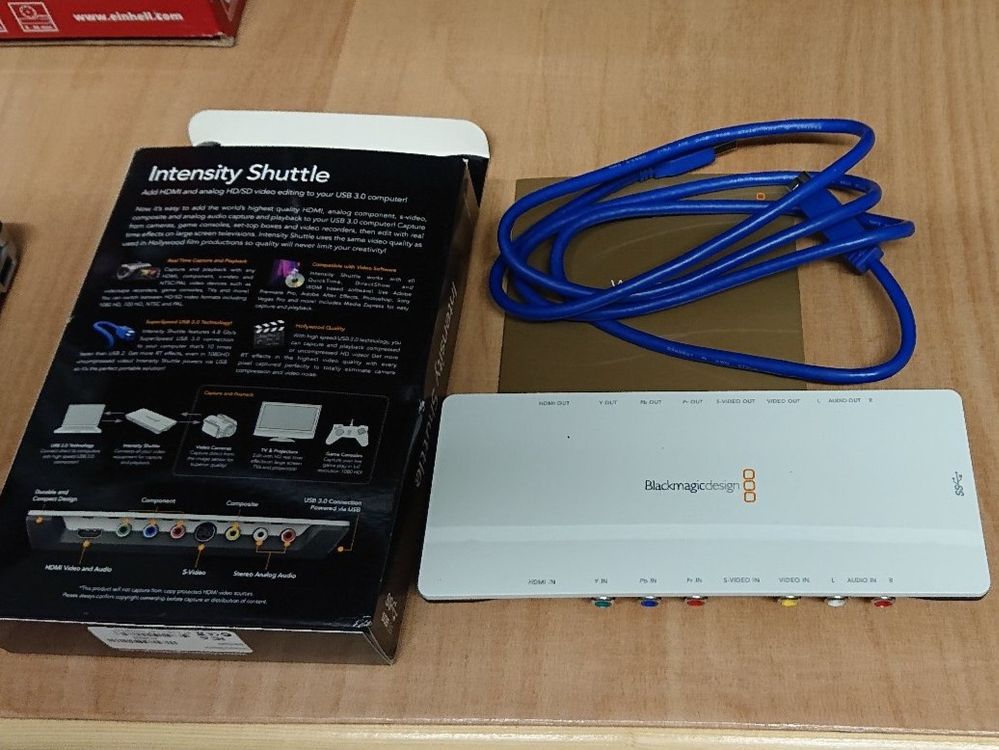 Blackmagic Design Intensity Shuttle USB 3.0 Videokonverter (Gebraucht ...