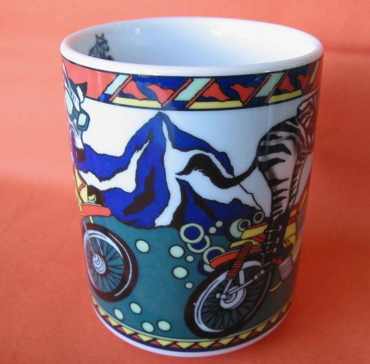 BOPLA Mug: Zebras auf Motorrädern! (Gebraucht) in Bülach für CHF 8 ...