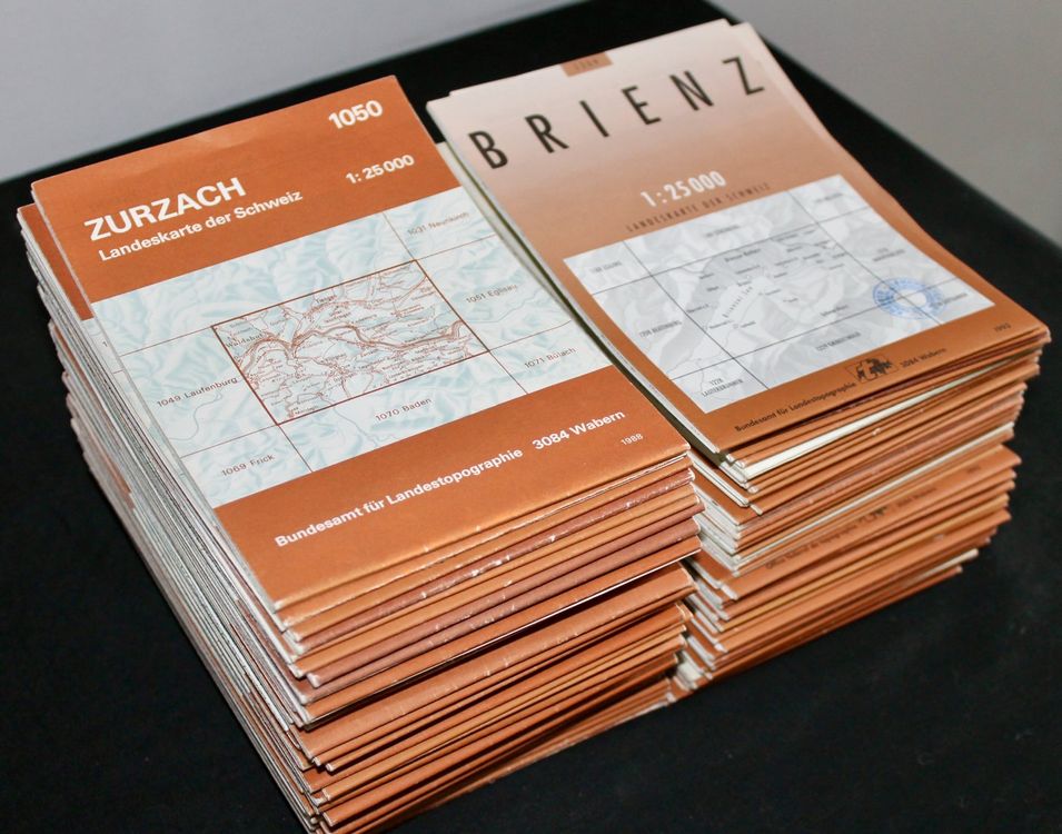 91 Landeskarten der Schweiz 1: 25'000 | Kaufen auf Ricardo