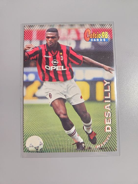 Marcel Desailly Milan Panini Calcio 98 Karte Top Zustand (Neu (gemäss ...
