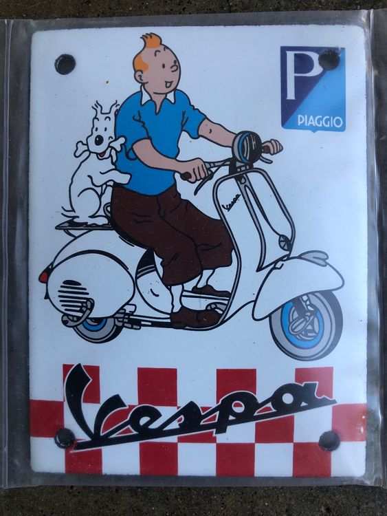 Piaggio Vespa tintin tim und struppi classic Oldtimer | Kaufen auf Ricardo