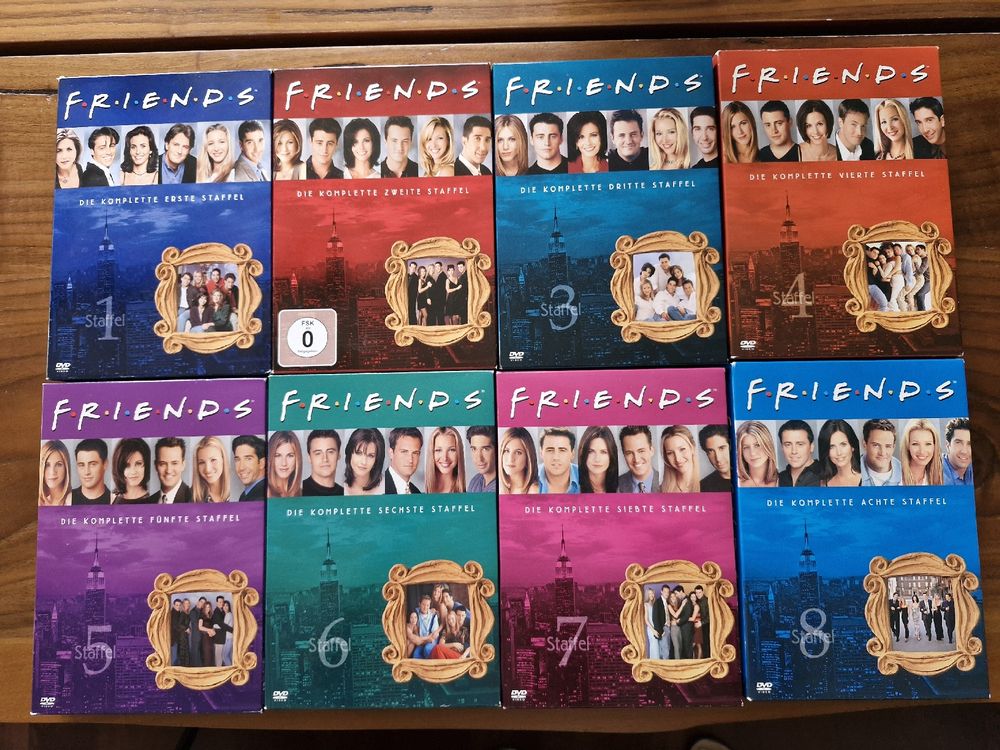 Friends DVD Box Staffel 1-8, komplette Sammlung (Gebraucht) in ...