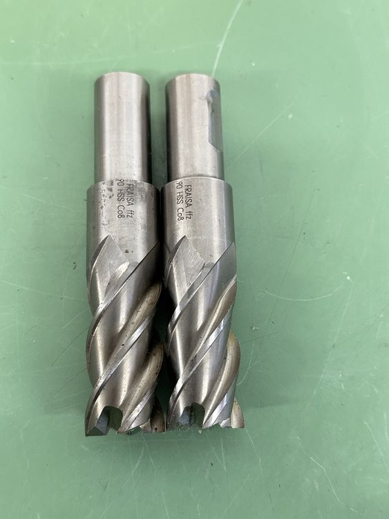 2x 20 mm Fraisa HSS Milling Cutters, Schaftfräser. (Gebraucht) in ...