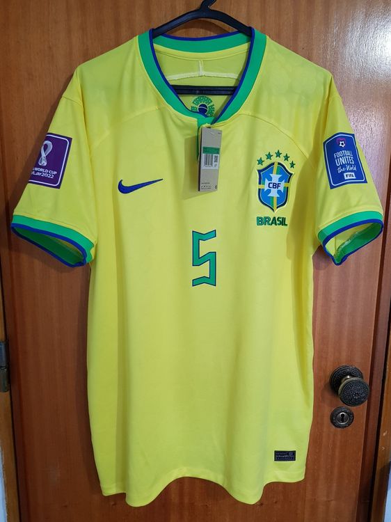 Casemiro Brasilien - WM 2022 Home Trikot - Team Signiert (Neu (gemäss ...