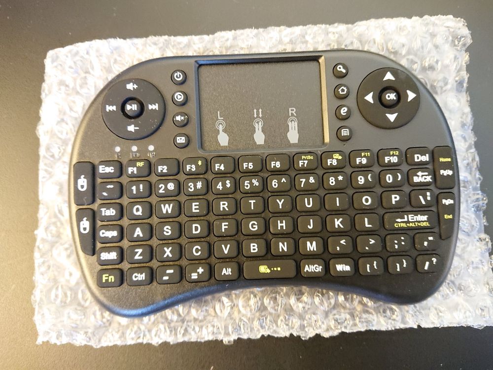 NEU - USB Wireless Mini Keyboard Tastatur Controller - Black | Kaufen ...