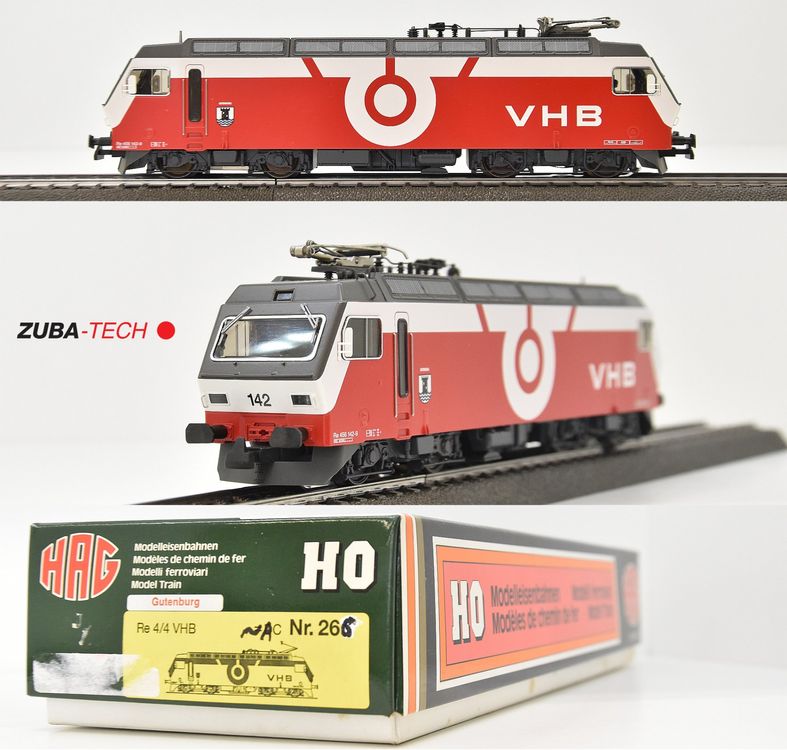 HAG 266 E-Lok Re 456 "Gutenburg" VHB, H0 WS Digital mit OVP | Kaufen ...