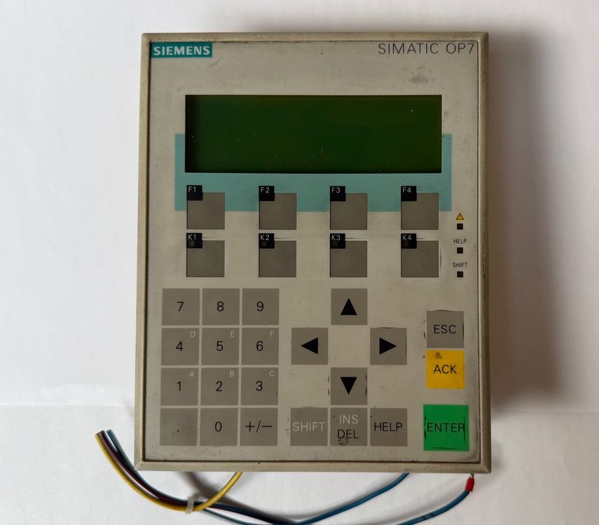 Siemens Simatic OP7-DP Operator Panel / 6AV3 607-1JC20-0AX1 (Gebraucht ...