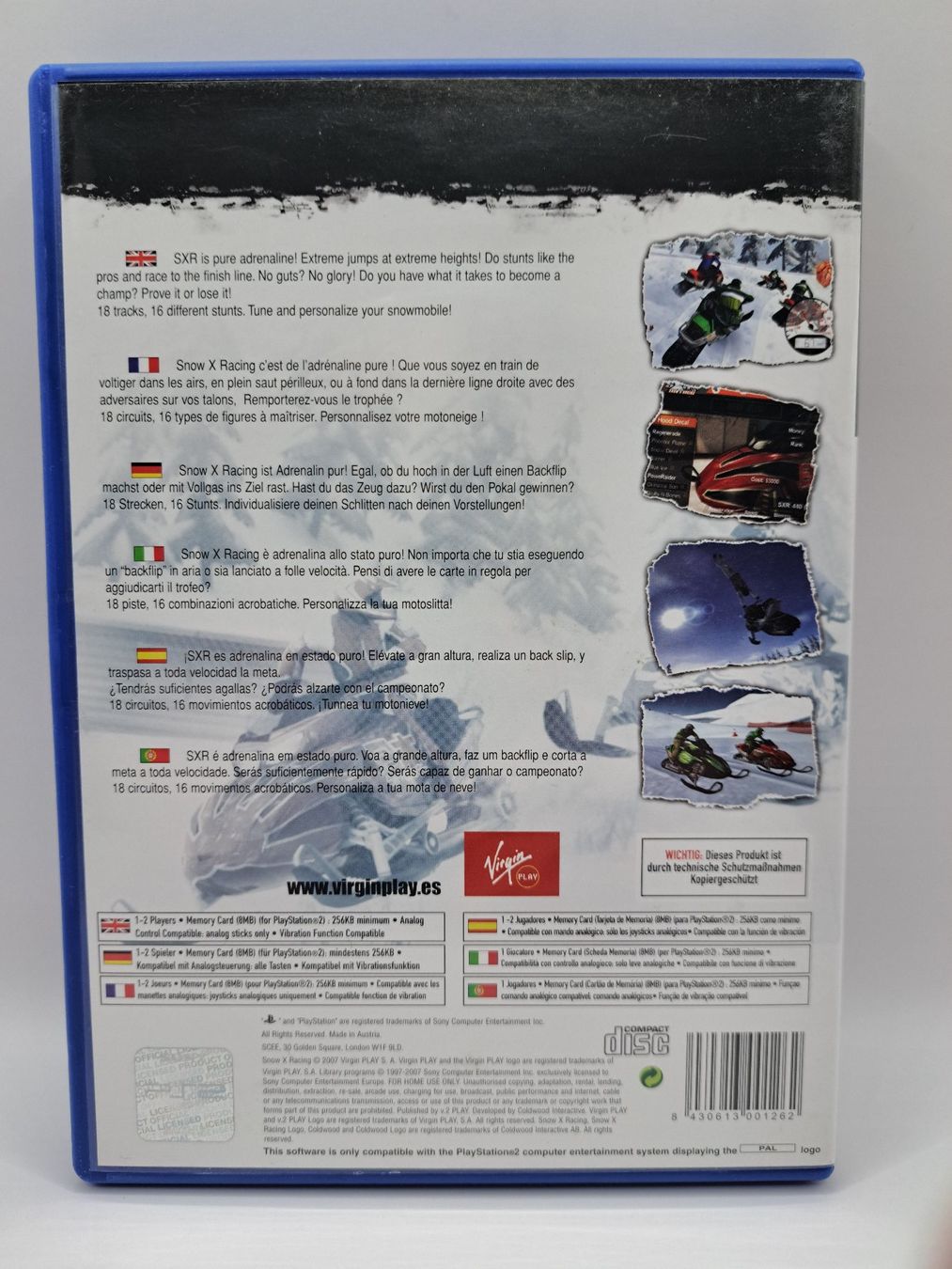 SXR Snow X Racing (Playstation 2/PS2) (Gebraucht) in Balgach für CHF 9. ...