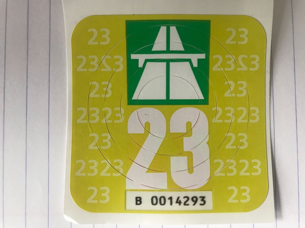 Autobahn Vignette 2023 | Kaufen auf Ricardo